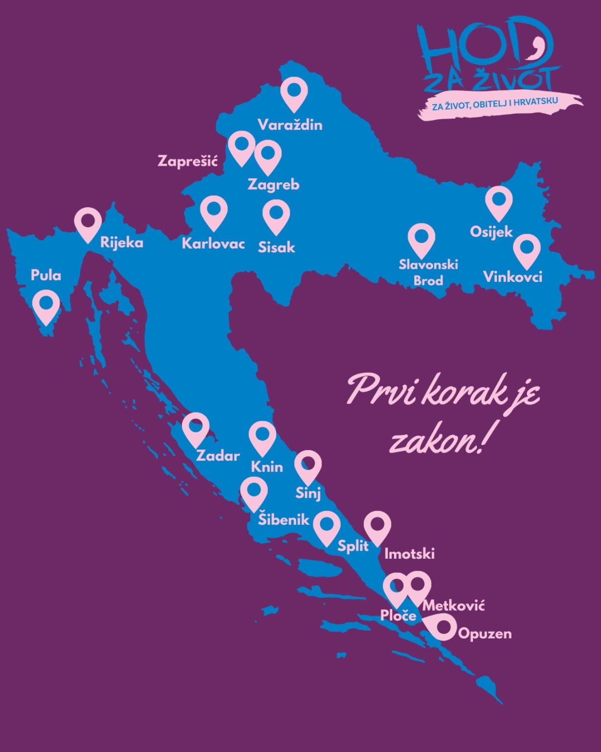 Hod za život Zagreb 9. svibnja: Evo gdje vas čeka privremena regulacija ...