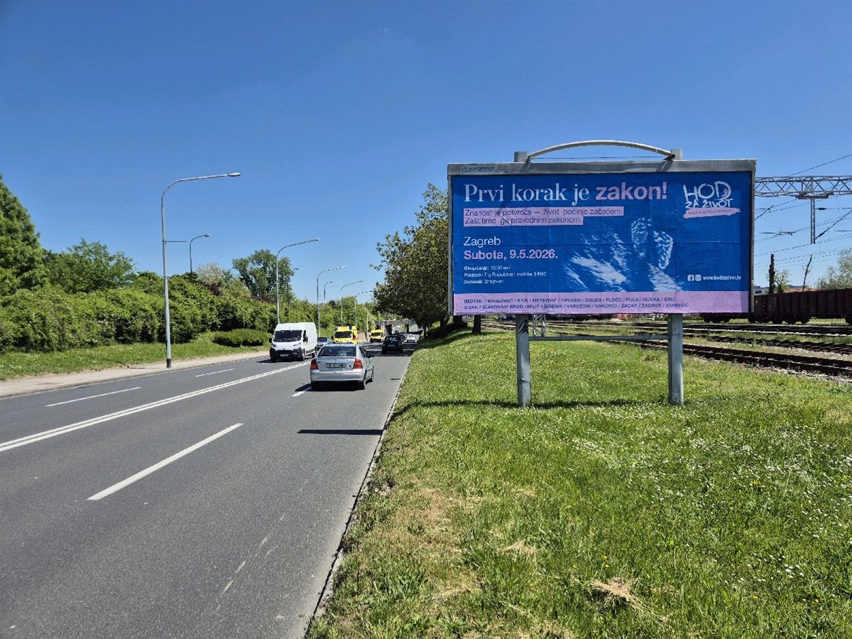 Plakati Hoda za život ukrasili zagrebačke ulice: Vidimo se u subotu ...